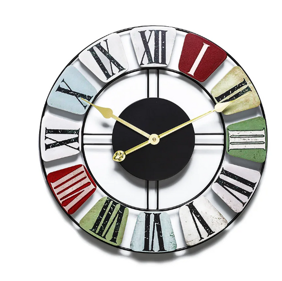 Creative Abstract Wall Clock – Benchmaster WoodworX