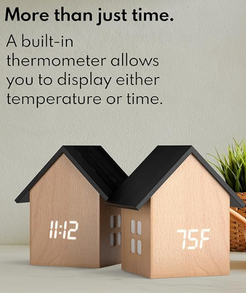 Wood House Alarm Clock – Benchmaster WoodworX
