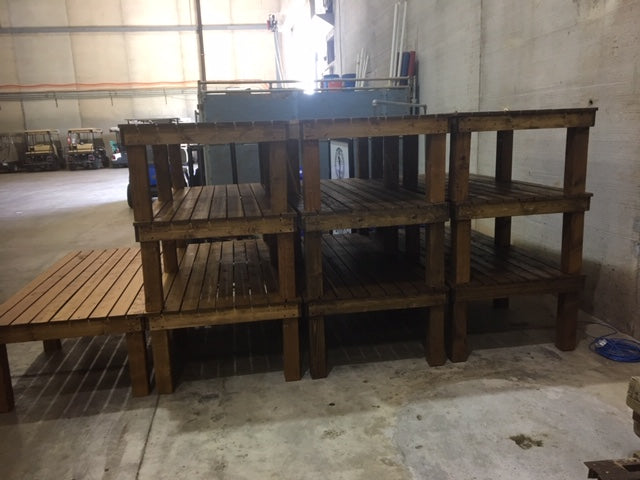 Benches. Stackable in Storage – Benchmaster WoodworX