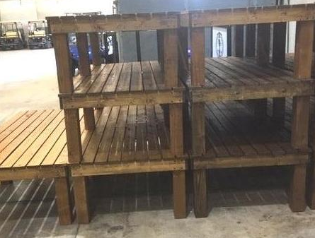 Benches. Stackable in Storage – Benchmaster WoodworX