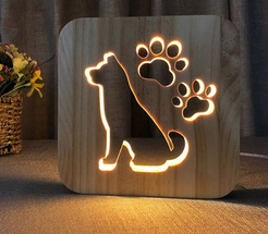 Wood Carved LED Night Lights – Benchmaster WoodworX