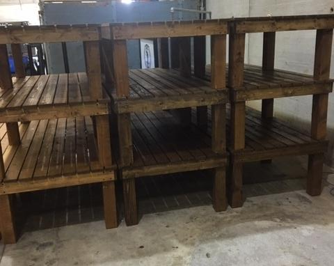 Benches. Stackable in Storage – Benchmaster WoodworX