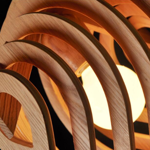 Nordic Wood Pendant Light – Benchmaster WoodworX